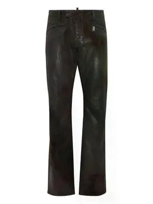 Dsquared2 Leather Trousers