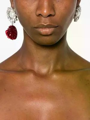 Magda Butrym Rose Crystal-embellished Earrings
