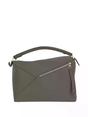 Loewe Mini Embossed-logo Top-handle Tote Bag - Green