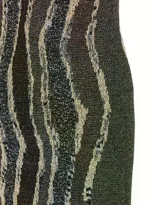 Missoni Wave-pattern Halterneck Maxi Dress
