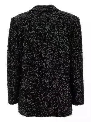 LE TWINS Sequin Double-breasted Blazer