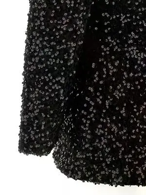 LE TWINS Sequin Double-breasted Blazer