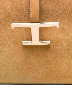 TOD'S Timeless T-buckle Shoulder Bag - Brown