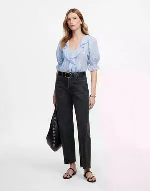 Madewell Raw Edge Hem Jeans For Women