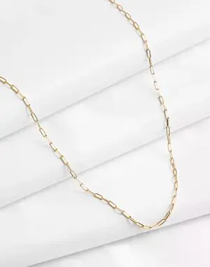 Madewell Demi-fine Paperclip Chain Necklace - 14k Gold