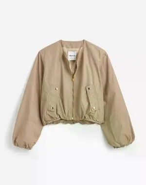 Madewell Bubble-sleeve Bomber Jacket