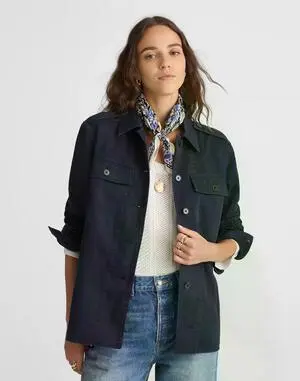 Madewell Easy Utility Shirt-jacket - Dark Navy