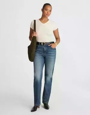 Women's Curvy Straight Leg Jeans
