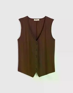 Madewell Ribbed V-neck Vest