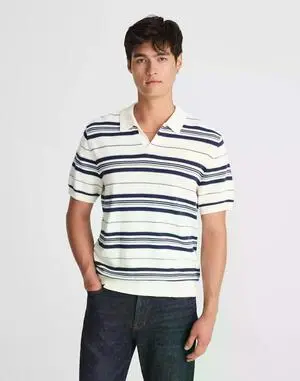 Men's Striped Shirt Polos