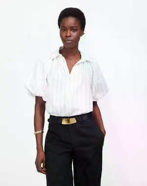 Madewell Shirred Shirts For Women