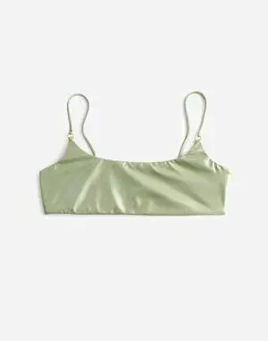 Madewell Jade Swim Hinge Bikini Top - Green