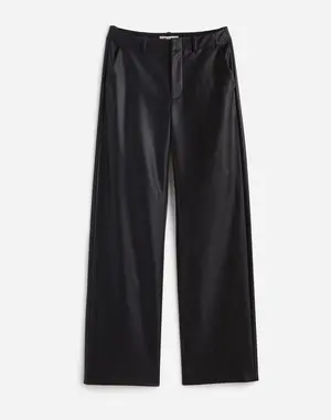 Madewell Low-slung Baggy Faux Leather Pants