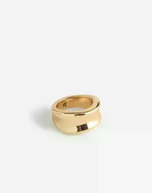 Madewell Chunky Dome Ring - Polished Bronze