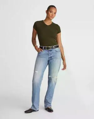 Madewell The Curvy Dean Easy Straight Jean