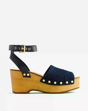 Women's Wood Platform Clogs