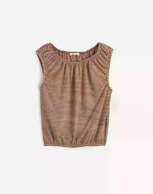 Madewell Bubble-hem Tee In Stripe