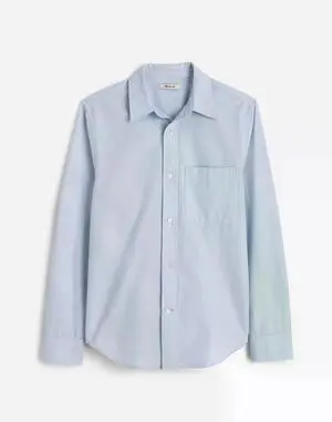 Madewell Button-up Shirt In Everyday Twill - City Blue