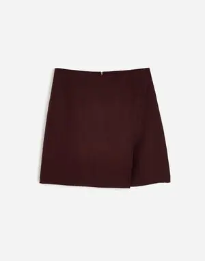 Madewell Pleated Linen Mini Skirt