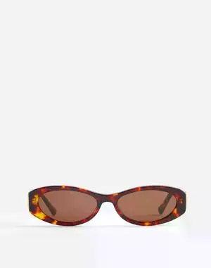 Madewell Skinny Oval Sunglasses Whisky Tort