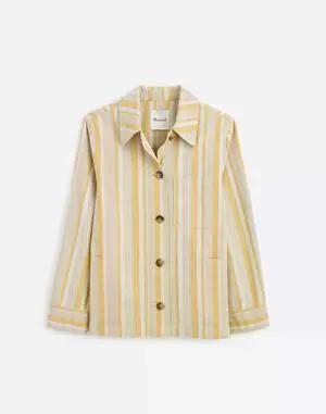 Madewell Long Stripe Chore Jacket