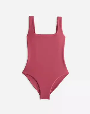 Madewell Jade Swim Haven One-piece Swimsuit - Berry