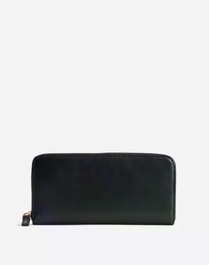 Madewell The Essential Continental Zip Wallet True Black