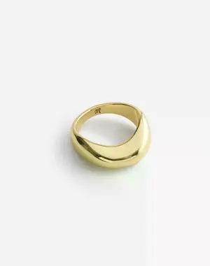 Madewell Dome Statement Ring - Pale Gold