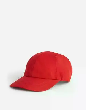 Madewell Canvas Baseball Hat - Bandana Red