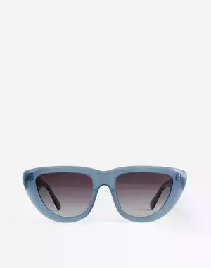 Madewell Oversized Angular Sunglasses - Feather Blue