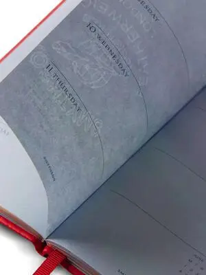 Smythson 2026 Panama Weekly Diary - Red