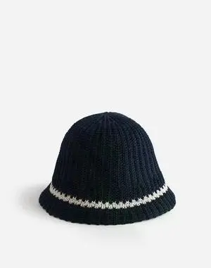 Madewell Crocheted Bucket Hat - Dark Navy