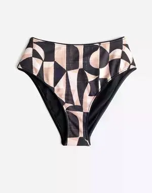 Madewell Zulu & Zephyr Print Brief Bikini Bottom - Mosaic