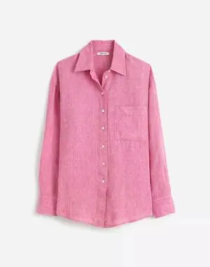 Madewell Linen Oversized Button-up Shirt