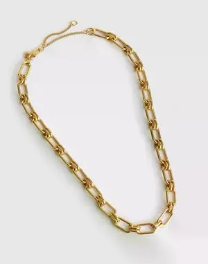Madewell Chunky Link Chain Necklace - Antique Gold