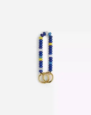 Madewell Beaded Bag Charm - Bright Sapphire