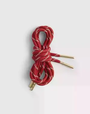 Madewell Cord Boat Shoelaces - Wild Cranberry Multi