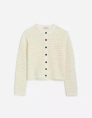 Madewell Crochet Cardigan Sweater - Lighthouse