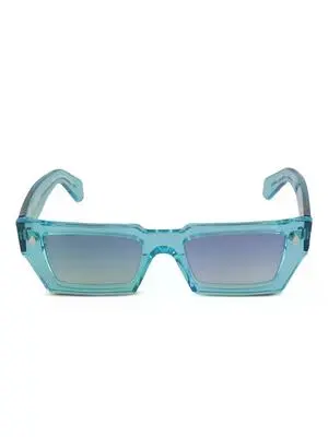 KADOR Disko Geometric-frame Sunglasses - Blue