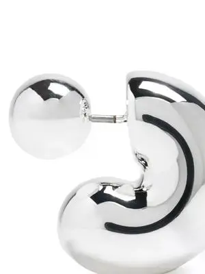 Jenny Bird Tome Medium Hoops - Silver