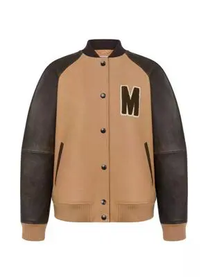 Moschino Contrast-sleeves Bomber Jacket