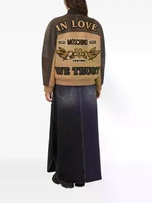 Moschino Contrast-sleeves Bomber Jacket