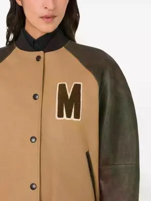 Moschino Contrast-sleeves Bomber Jacket