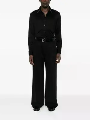 Emporio Armani Logo-plaque Long-sleeve Shirt