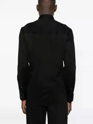 Emporio Armani Logo-plaque Long-sleeve Shirt