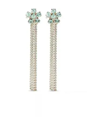 Rosantica Flower-cluster Chain Earring - Gold