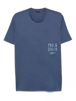 Paul & Shark Shark-logo Cotton T-shirt