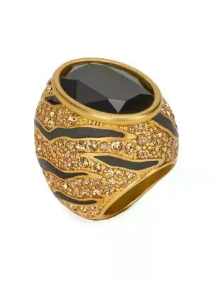 Roberto Cavalli Crystal-embellished Ring