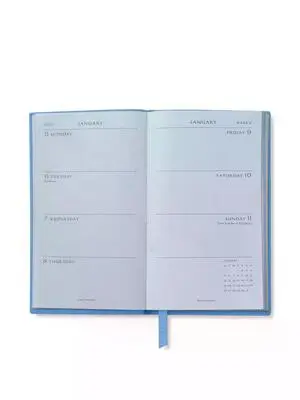 Smythson 2026 Panama Weekly Diary - Blue