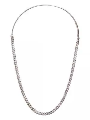Saskia Diez Grand Chained Hoop Earring - Silver